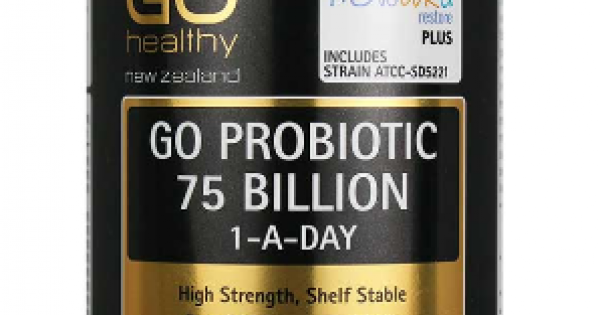 Go Healthy GO PROBIOTIC 75 BILLION 高之源益生菌750亿有益菌 6个月以上适用 孕妇可用 保护肠胃 强化免疫 60粒